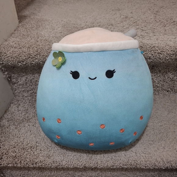 Squishmallows | Toys | Squishmallow Boba Tea Plush Toy With Orange Dots ...